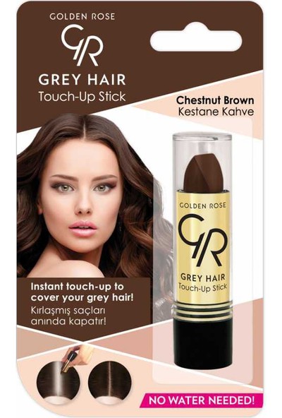 Golden Rose Saç Beyazlarını Kapatan Stick Kestane Kahverengi 5.2 G Golden Rose Saç Beyazlarını Kapatan Stick Kestane Kahverengi 5.2 G