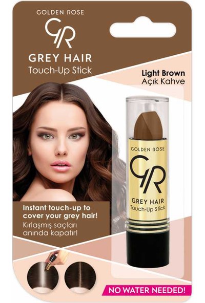 Golden Rose Gray Hair Touch-Up Beyaz Kapatıcı Stick Açık Kahve Golden Rose Gray Hair Touch-Up Beyaz Kapatıcı Stick Açık Kahve
