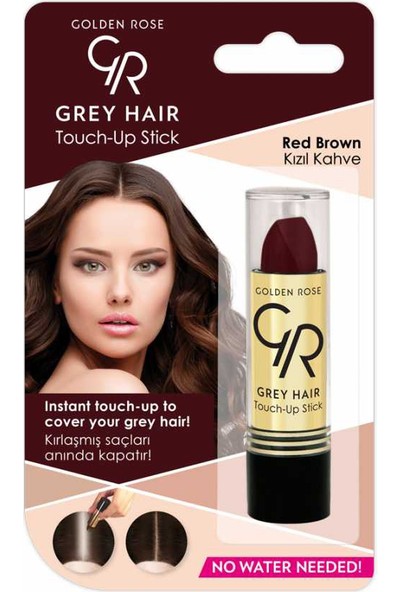 Golden Rose Gray Hair Touch-up Beyaz Saç Kapatıcı Stick (Kızıl-kahve) Golden Rose Gray Hair Touch-up Beyaz Saç Kapatıcı Stick (Kızıl-kahve)