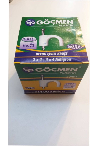 Göçmen Çivili Kroşe No:5 (100 Ad )