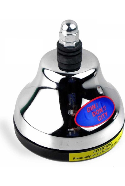 Korna Çan Çın Çın Sesli Krom 12v-24v