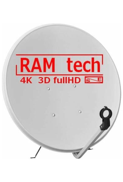 Ramtech 90 Cm Çanak Anten ve Montaj Ayağı Ramtech 90 Cm Çanak Anten ve Montaj Ayağı
