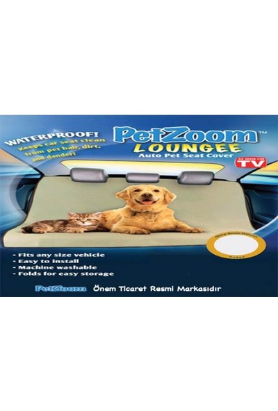 Hergunyeni Pet Zoom Evcil Hayvan Araç Koltuk Kılıfı