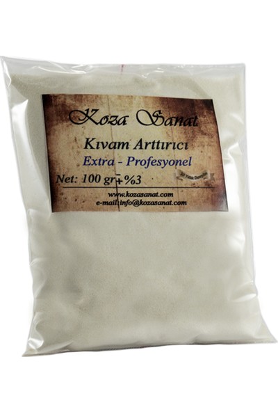 Koza Ebru Malzemeleri Kıvam Arttırıcı Extra 100 gr Koza Ebru Malzemeleri Kıvam Arttırıcı Extra 100 gr