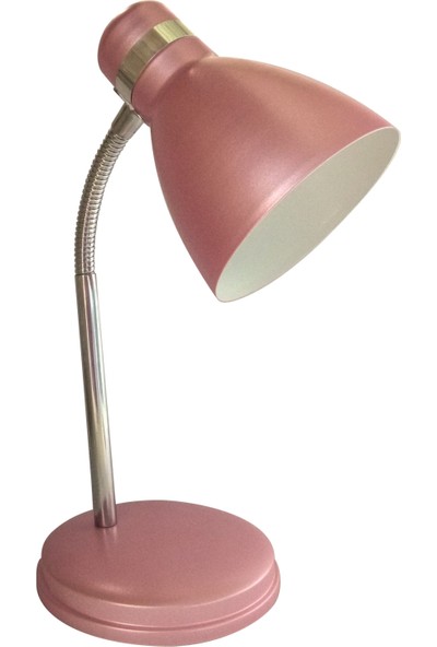 Nisaluce Modern Krom Spiralli Masa Lambası Pembe