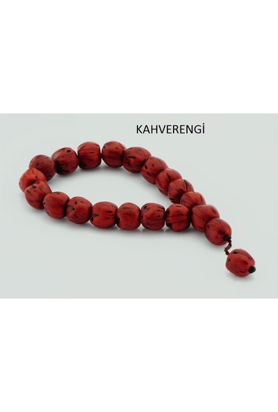 UMT 17 Lik Doğal Andız Ağacı Tesbih,Kahverengi