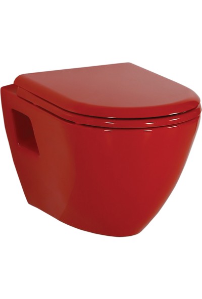 Creavit Asma Klozet Krımızı