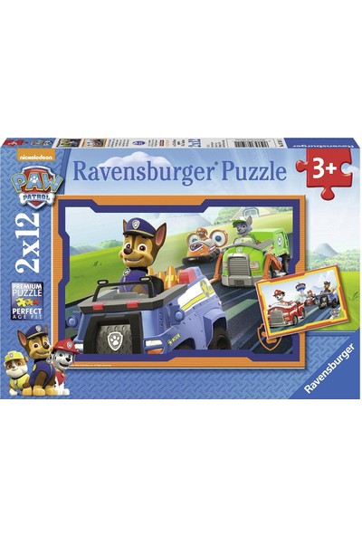 Ravensburger 2x12 Parçalı Puzzle Paw Patrol im Einsatz-075911 Ravensburger 2x12 Parçalı Puzzle Paw Patrol im Einsatz-075911