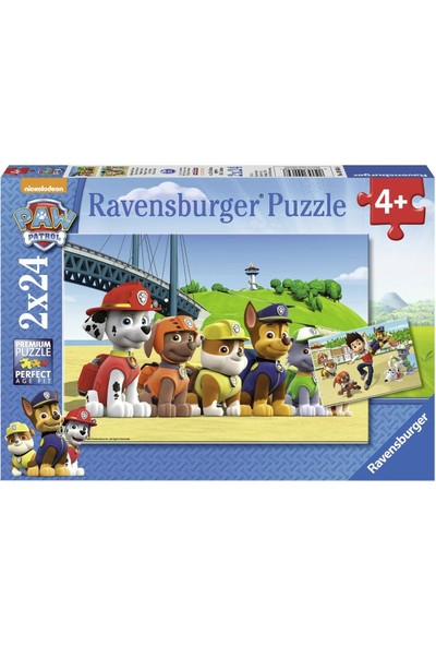 Ravensburger 090647 Paw Patrol Puzzle (2 x 24 Parça)