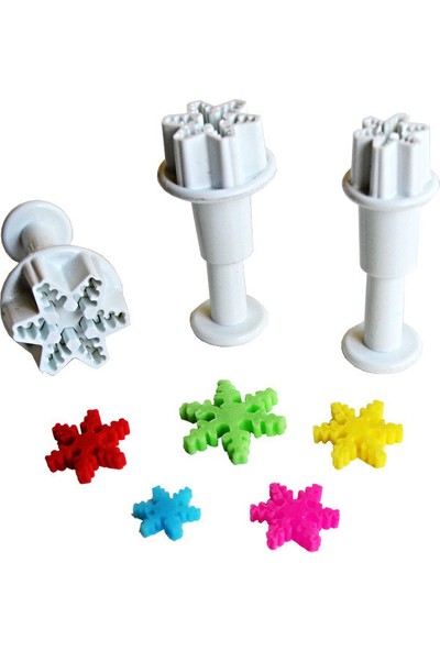 Elitparti Küçük Boy Enjektörlü Şekillendiriciler - Kar Tanesi