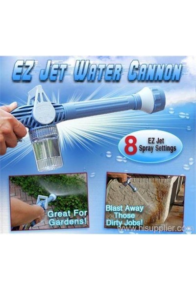 EZ Water Jet Deterjanlı 8 Farklı Basınçlı Su Tabancası EZ Water Jet Deterjanlı 8 Farklı Basınçlı Su Tabancası