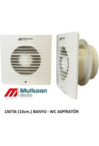 MUTLUSANBanyo Tuvalet Aspiratör150'Lik (15Cm.)