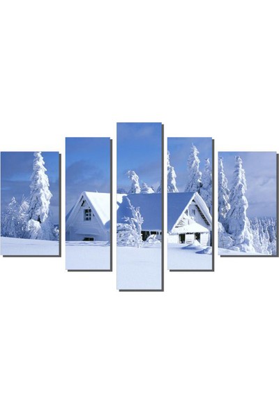 Dekor Sevgisi Kardan Ev Tablosu 84x135 cm