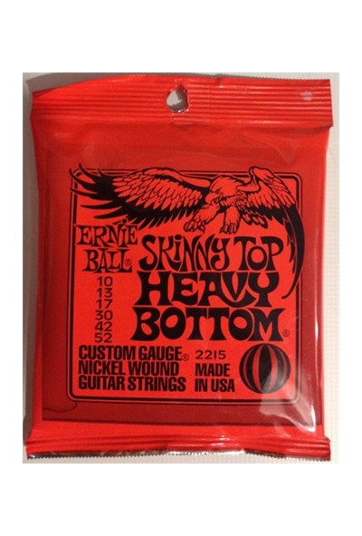 Ernie Ball 2215 Skinny Top Heavy Bottom Elektro Gitar Teli (010) Ernie Ball 2215 Skinny Top Heavy Bottom Elektro Gitar Teli (010)