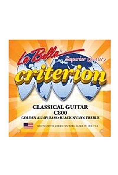 La Bella Criterion C800 Klasik Gitar Teli La Bella Criterion C800 Klasik Gitar Teli