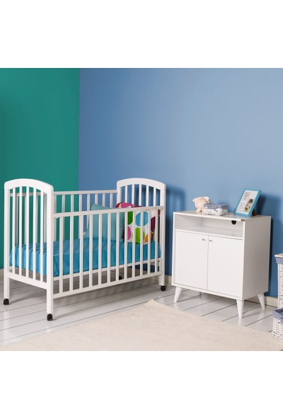 Adore Max Home Kiddy Doğal Ahşap Beşik Adore Max Home Kiddy Doğal Ahşap Beşik