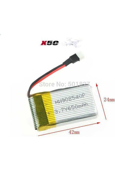 Syma X5C-X5Sc-Jjrc H9D 3.7V 650 Mah Pil Batarya