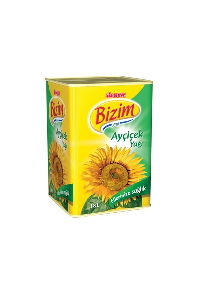 Bizim Ayçiçek Yağı 18 Litre