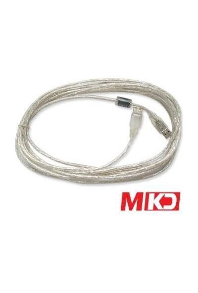 Mkd Mk-Ux02 Usb 2.0 Şeffaf Uzatma Kablo 1.8 Metre Mk-Ux02