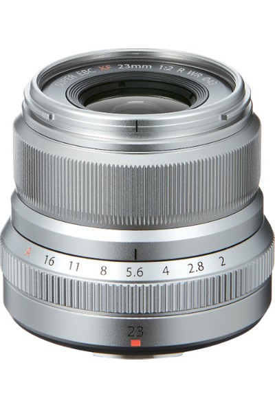 Fujifilm Fujinon XF 23mm F2 R WR Lens Gümüş Fujifilm Fujinon XF 23mm F2 R WR Lens Gümüş