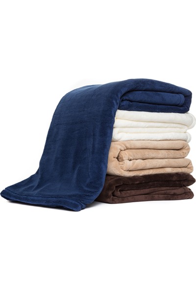 Mollia Tek Kişilik Battaniye Lacivert