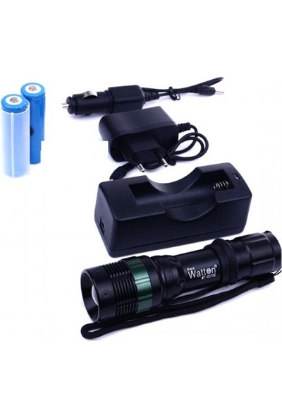 Watton Wt-037 Zoomlu Şarjlı El Feneri Watton Wt-037 Zoomlu Şarjlı El Feneri