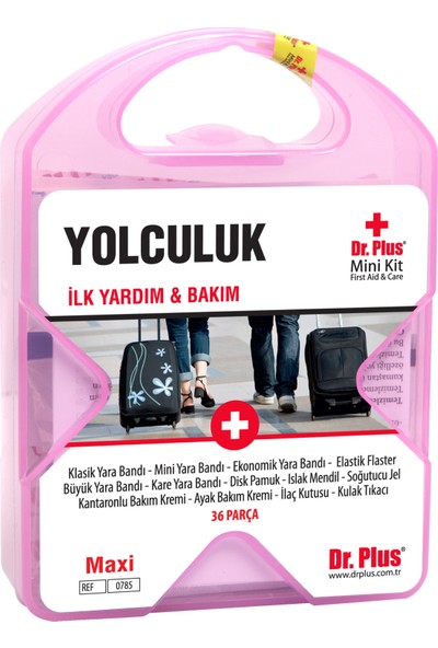 Dr Plus İlk Yardım Çantası Yolculuk MiniKit Dr Plus İlk Yardım Çantası Yolculuk MiniKit
