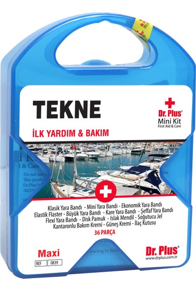 Dr Plus İlk Yardım Çantası Tekne Yat Yelkenli MiniKit Dr Plus İlk Yardım Çantası Tekne Yat Yelkenli MiniKit