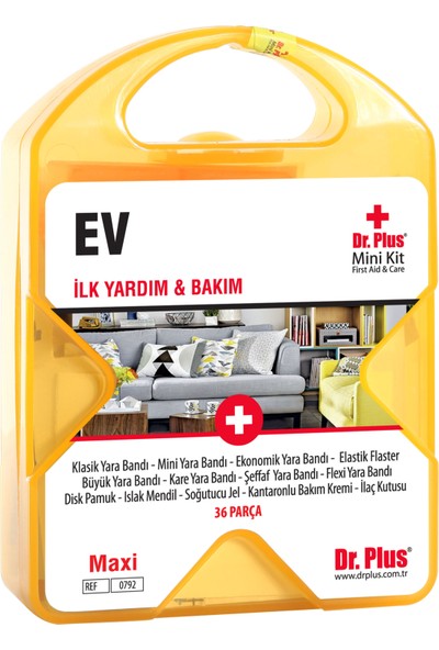 Dr Plus İlk Yardım Çantası Ev MiniKit Dr Plus İlk Yardım Çantası Ev MiniKit
