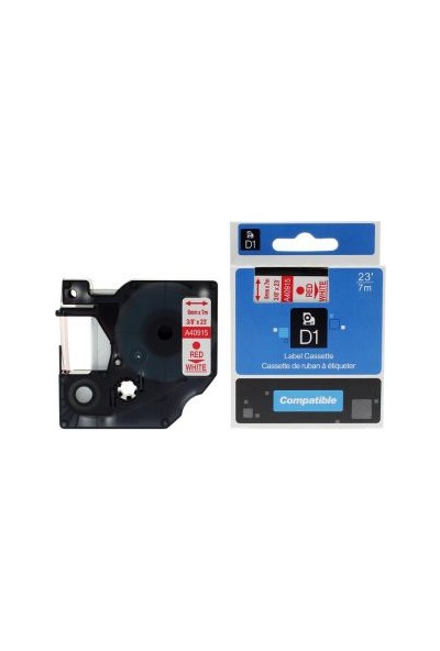 Sarf Muadil Dymo D1 Yedek Şerit 9Mm X 7Mt Beyaz/Kırmızı 40915 Sarf Muadil Dymo D1 Yedek Şerit 9Mm X 7Mt Beyaz/Kırmızı 40915