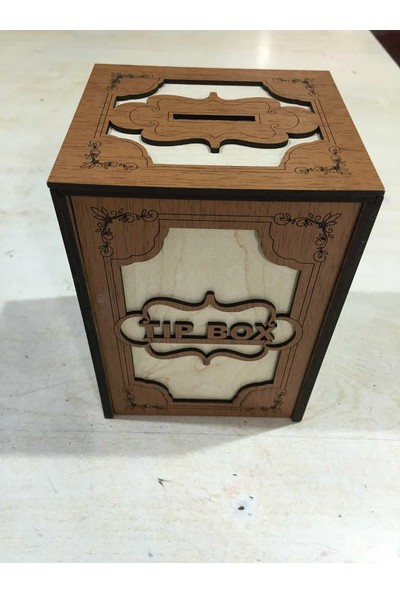 Show Bazaar Tip Box Bahşiş Kutusu Ahşap - Anahtarlı Kilitli Show Bazaar Tip Box Bahşiş Kutusu Ahşap - Anahtarlı Kilitli