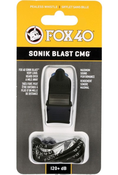Fox40 Siyah Unisex Düdük 9203 0008 Fox40 Siyah Unisex Düdük 9203 0008