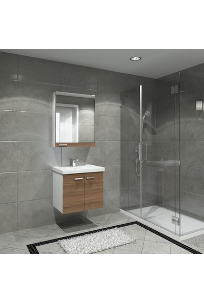 Kare Banyo Terra 60 Cm Banyo Dolabı Mdf