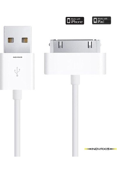 Inovaxıs Etiketli iPhone 4 - 4S - iPad Data & Şarj Kablosu (Güvenlik Etiketli) Inovaxıs Etiketli iPhone 4 - 4S - iPad Data & Şarj Kablosu (Güvenlik Etiketli)