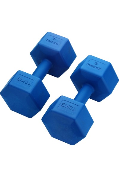 Hattrick Hr30 Plastik Köşeli Dambıl 10 kg Hattrick Hr30 Plastik Köşeli Dambıl 10 kg