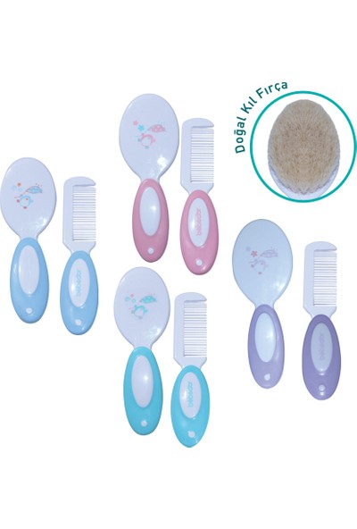 Bebedor Fırça Tarak Seti Mavi