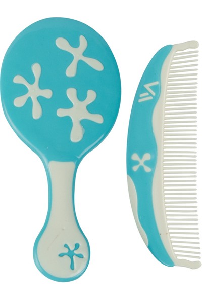 Bebedor Fırça Ve Tarak Seti Mavi