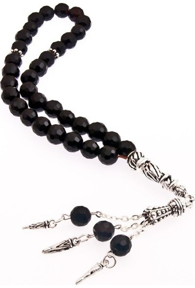 Else Silver Gümüş Kaplama Oniks Tesbih Else Silver Gümüş Kaplama Oniks Tesbih