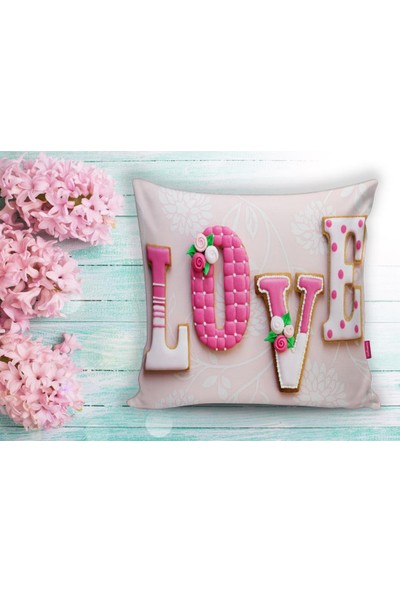 RealHomes Aşk Temalı Dijital Baskılı Dekoratif Yastık Kırlent Kılıfı RealHomes Aşk Temalı Dijital Baskılı Dekoratif Yastık Kırlent Kılıfı