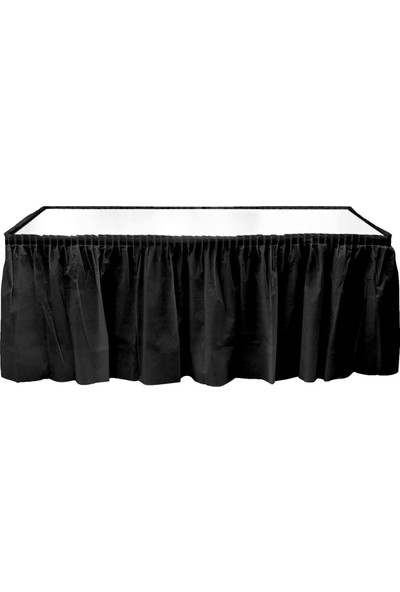 KullanAtMarket Siyah Plastik Masa Eteği -1 Adet KullanAtMarket Siyah Plastik Masa Eteği -1 Adet
