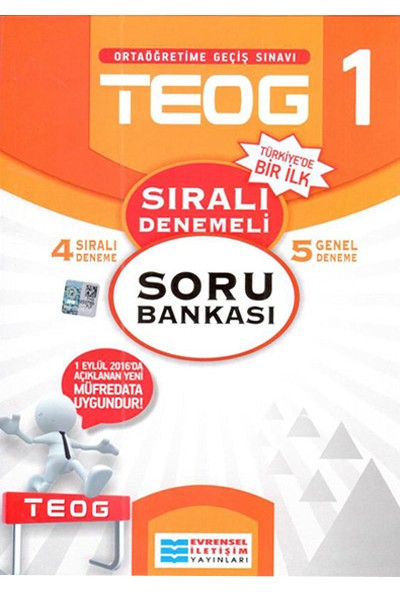 Evrensel İletişim Yayınları 8.Sınıf Teog 1 Sıralı Denemeli Soru Bankası