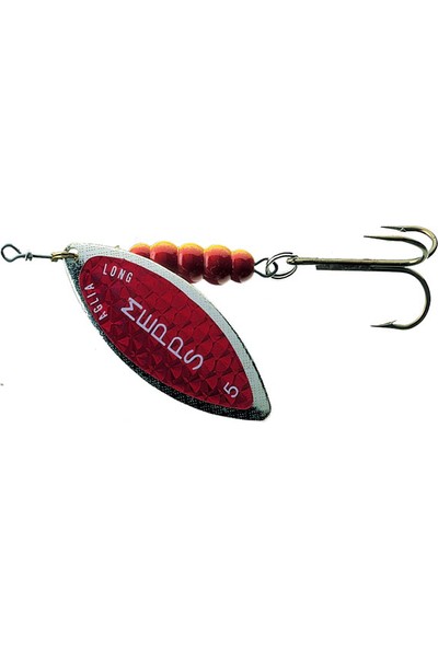 Mepps Aglia Long Silver Söğüt Yaprağı Kırmızı Döner Kaşık No:5 Mepps Aglia Long Silver Söğüt Yaprağı Kırmızı Döner Kaşık No:5