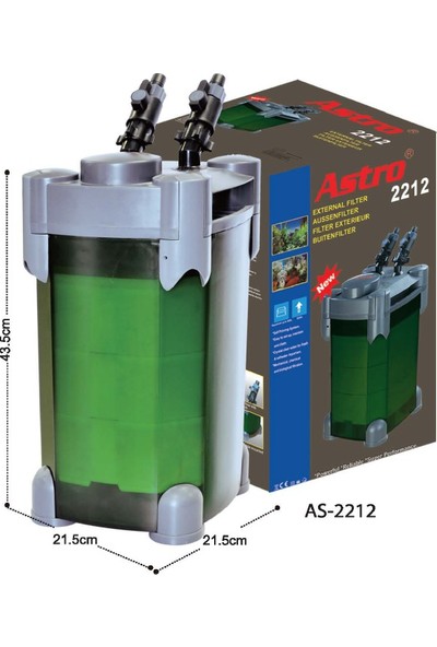 Astro Dış Filtre 1200 L/H Astro Dış Filtre 1200 L/H