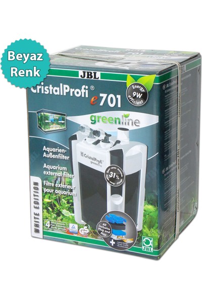 Jbl Cristal Pro E701Greenline Dış Filtre Beyaz 700 Jbl Cristal Pro E701Greenline Dış Filtre Beyaz 700