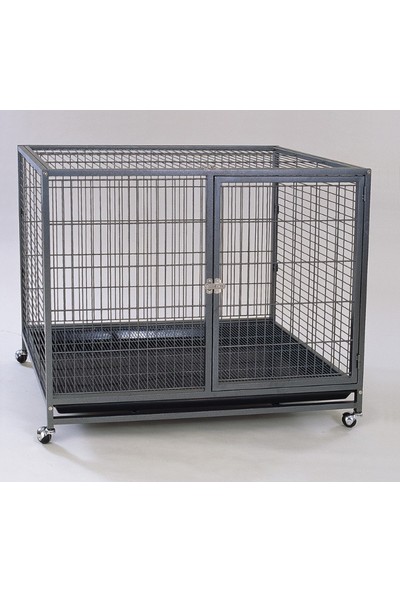 Dayang Izgaralı Tekerlekli Köpek Kafesi XL 109.5x70x89.5 cm Dayang Izgaralı Tekerlekli Köpek Kafesi XL 109.5x70x89.5 cm