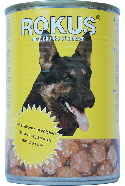 Rokus Tavuklu 410 G. Köpek Konserve Maması Rokus Tavuklu 410 G. Köpek Konserve Maması