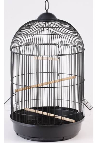 Qh Pet Cage Salon Kafesi Yuvarlak Beyaz Ø42X77 Cm (6) Dıştan Yemlik Qh Pet Cage Salon Kafesi Yuvarlak Beyaz Ø42X77 Cm (6) Dıştan Yemlik