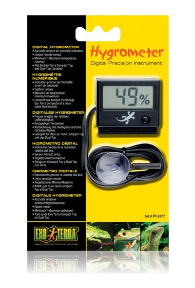 Exo Terra Led Rept-O-Meter Hygrometer-V Exo Terra Led Rept-O-Meter Hygrometer-V