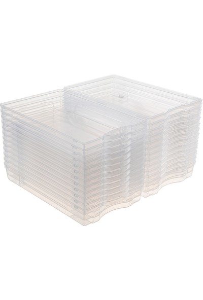 Galaksi Yıldız 12'li Bayan Ayakkabı Kutusu-Şeffaf