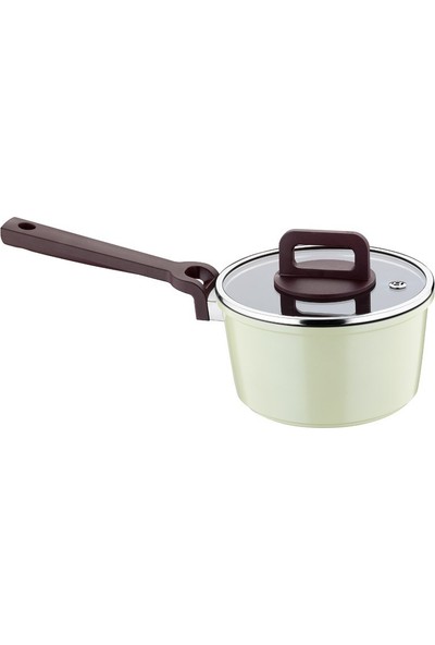Kütahya Porselen Cerapure 18 Cm Sos Tenceresi Cam Kapaklı Yeşil